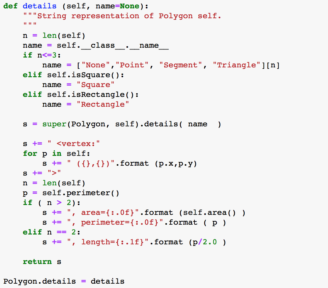 Revise The Polygon Class With Multiple Inheritance 