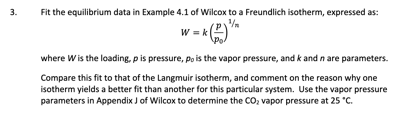 Solved W=k(p0p)1/n where W is the loading, p is pressure, p0 | Chegg.com