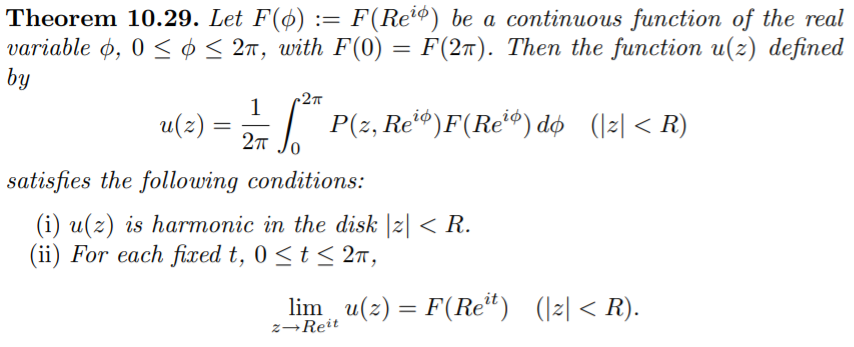 Solved If u(2) is harmonic and bounded in the punctured disk | Chegg.com