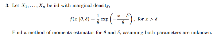 Solved Let x1,dots,xn ﻿be iid with marginal | Chegg.com