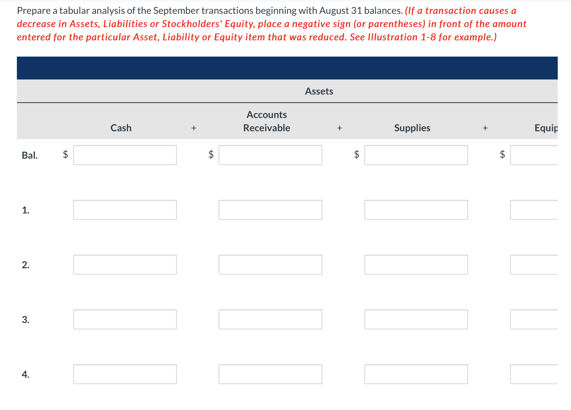 Solved Hello! I need help with the following accounting | Chegg.com