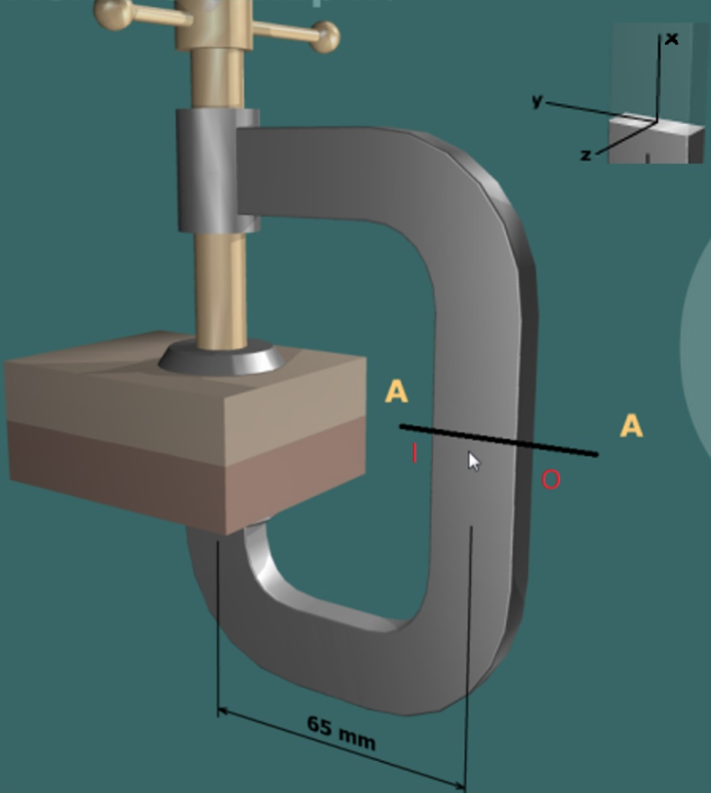 Solved Clamp cross section | Chegg.com