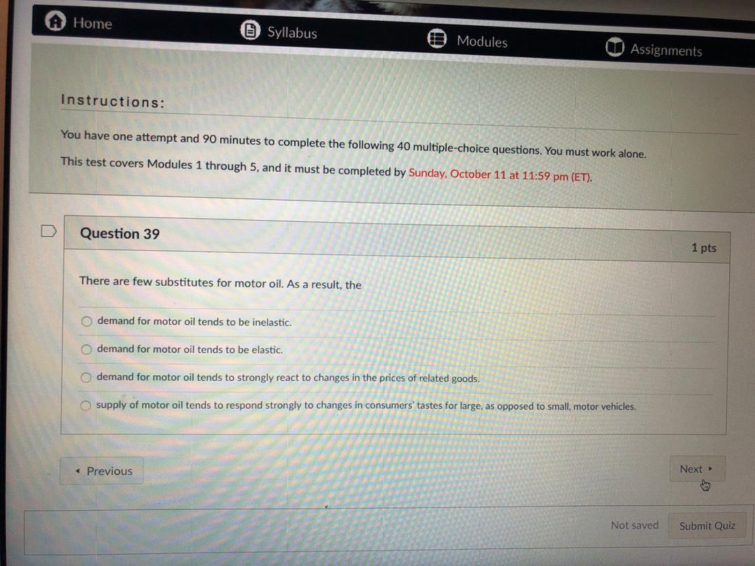 Solved Home O Syllabus Modules Assignments Instructions: You | Chegg.com