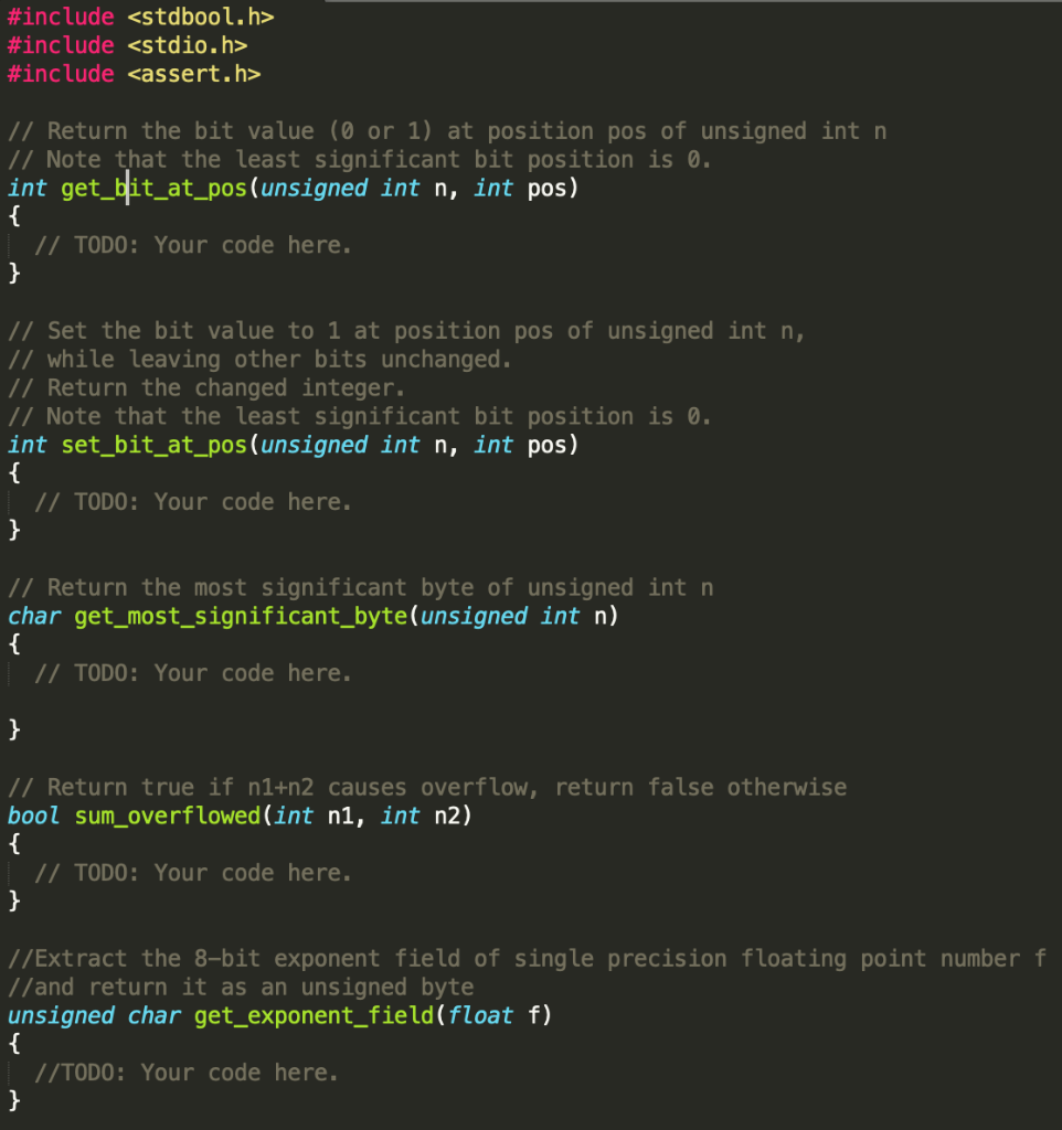Solved #include #include #include // Return the bit value | Chegg.com