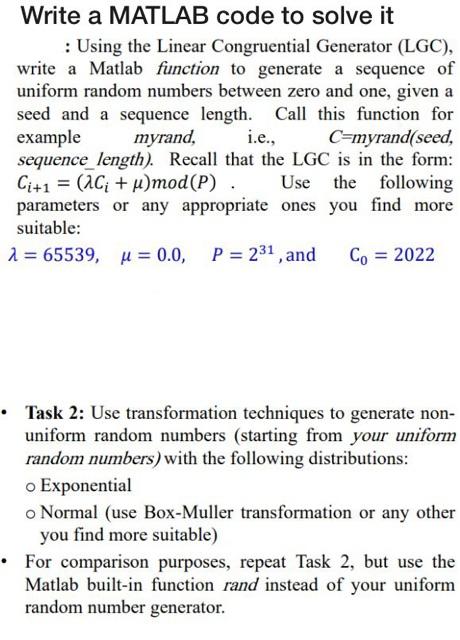 Solved Write a MATLAB code to solve it : Using the Linear | Chegg.com