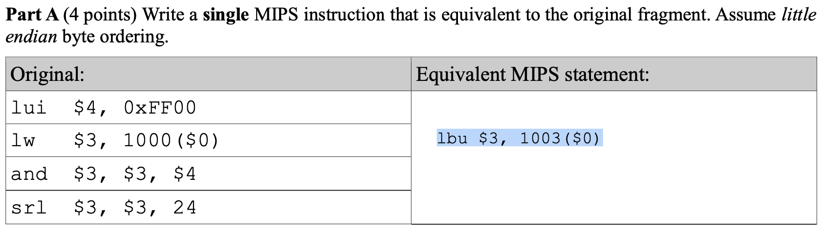 Solved The correct answer is highlighted on the right | Chegg.com