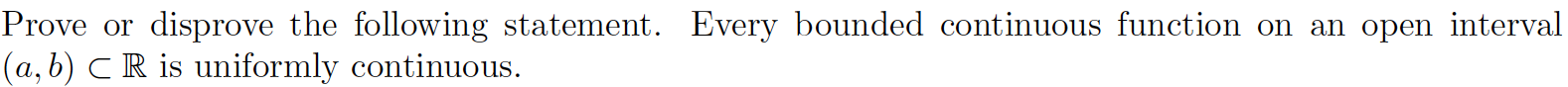 Solved Prove or disprove the following statement. Every | Chegg.com