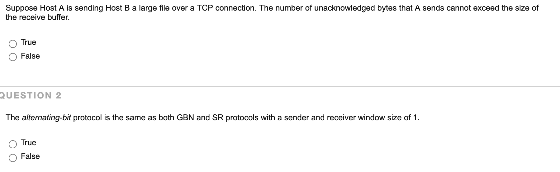 Solved Suppose Host A is sending Host B a large file over a | Chegg.com