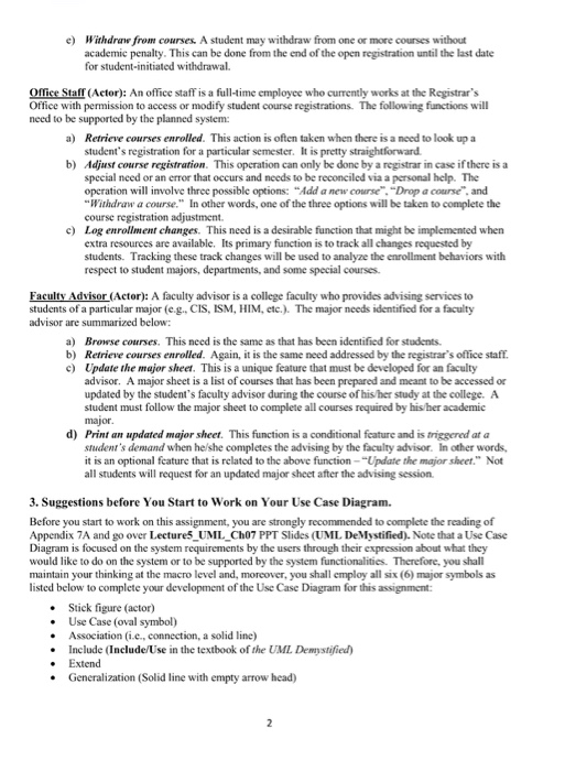 Solved CIS 3600 Systems Analysis and Design Homework | Chegg.com