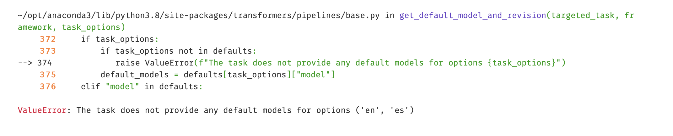 Solved \# English to German translator_es = | Chegg.com