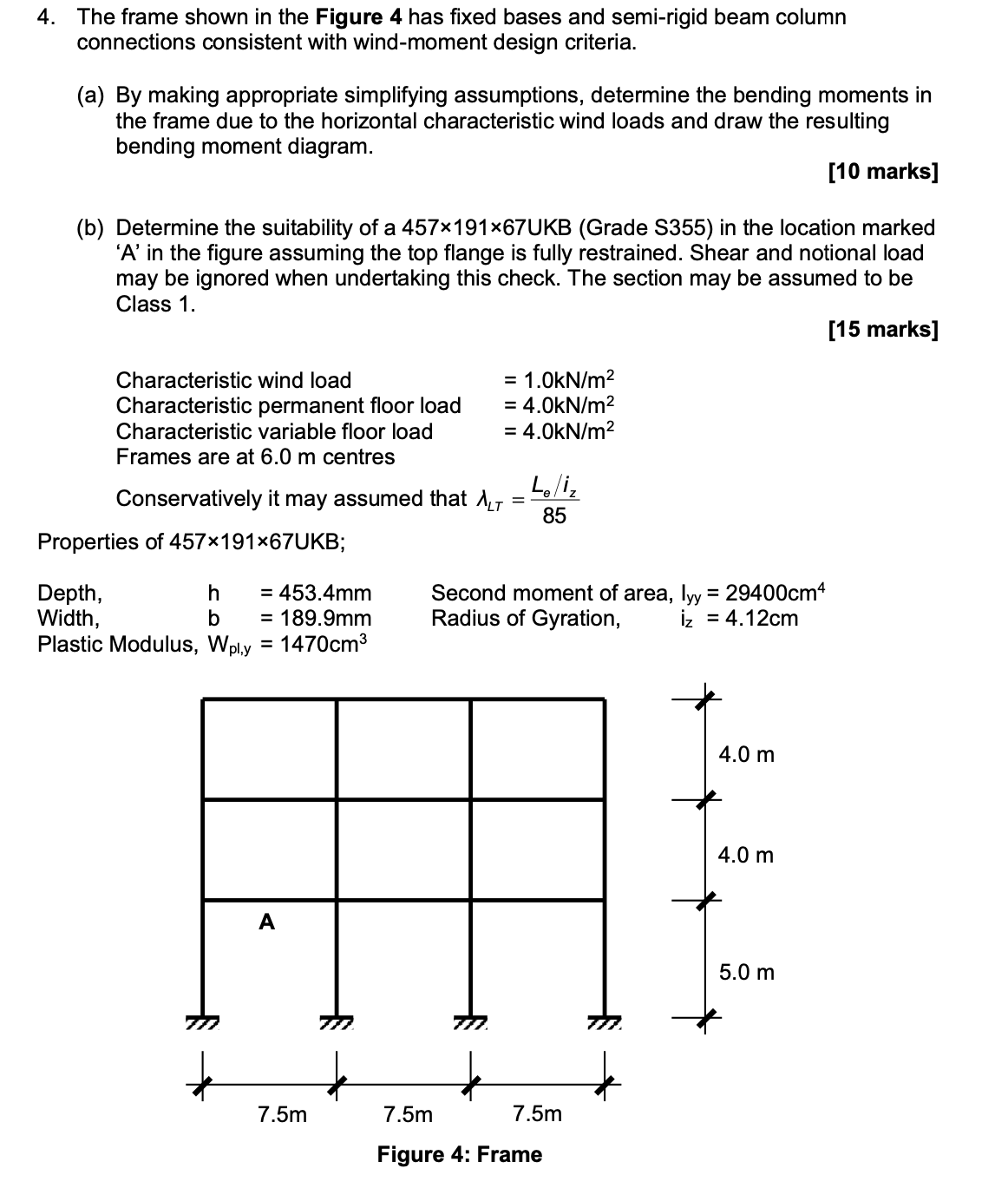Solved Steel design: please help me with (a), if you can do | Chegg.com