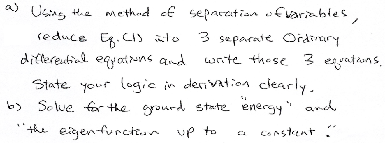 Solved IV. For 1d SHO, the following Schrödinger pts. | Chegg.com