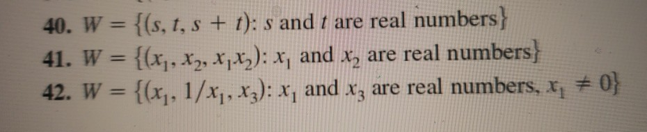 Solved Determining Subspaces of R3 In Exercises 37-42, | Chegg.com