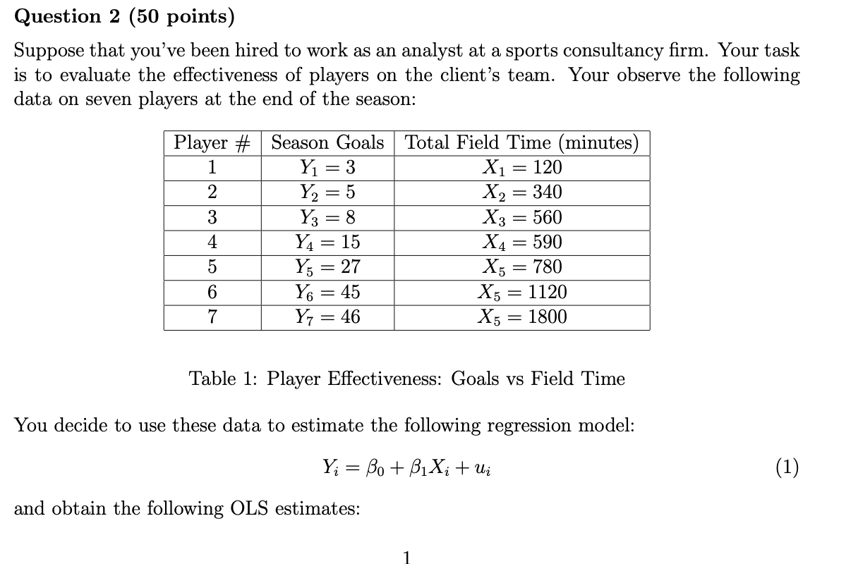 Solved Question 2 (50 points) Suppose that you've been hired | Chegg.com
