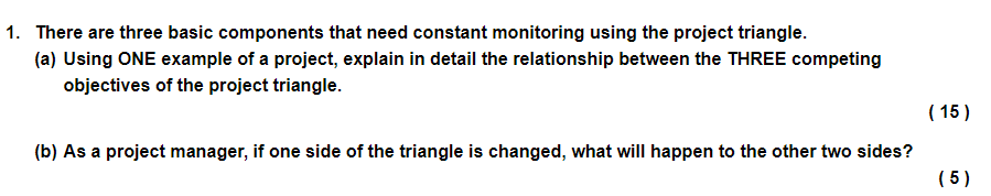 Solved 1. There are three basic components that need | Chegg.com