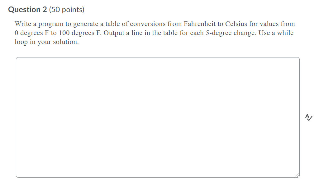 Solved Question 2 (50 points) Write a program to generate a | Chegg.com
