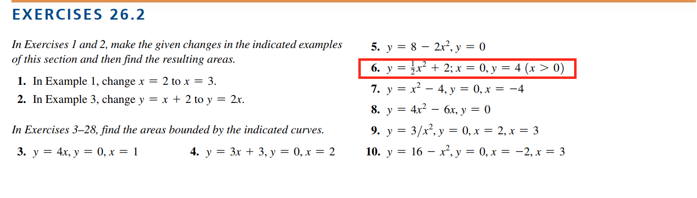 Solved EXERCISES 26.2 In Exercises 1 and 2, make the given | Chegg.com