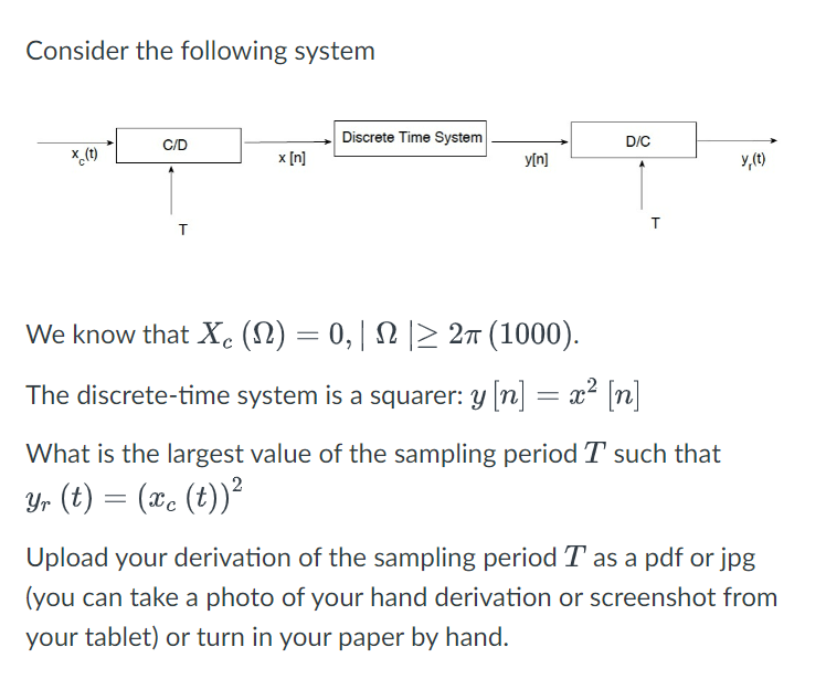 Solved Consider the following system We know that | Chegg.com