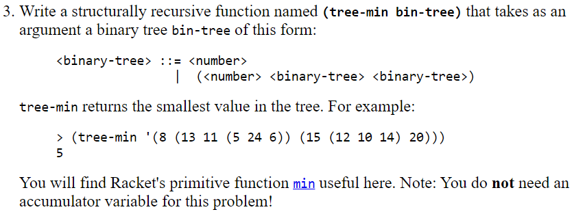Solved Write a racket Code for bellow and attach a snapshot | Chegg.com