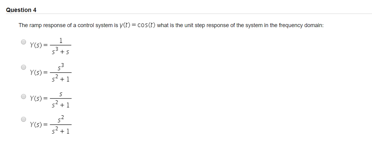 Solved Question 1 For the control system shown below the | Chegg.com
