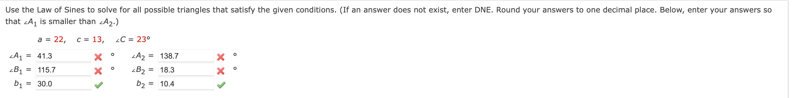 Solved that ∠A1 is smaller than ∠A2.) | Chegg.com