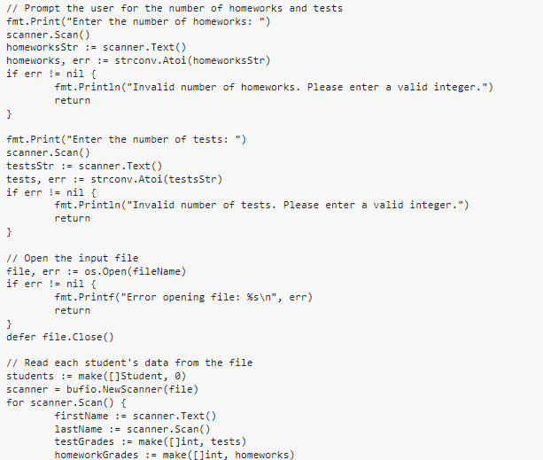 Solved package main import ( "bufio" "fmt" "OS" "sort" | Chegg.com