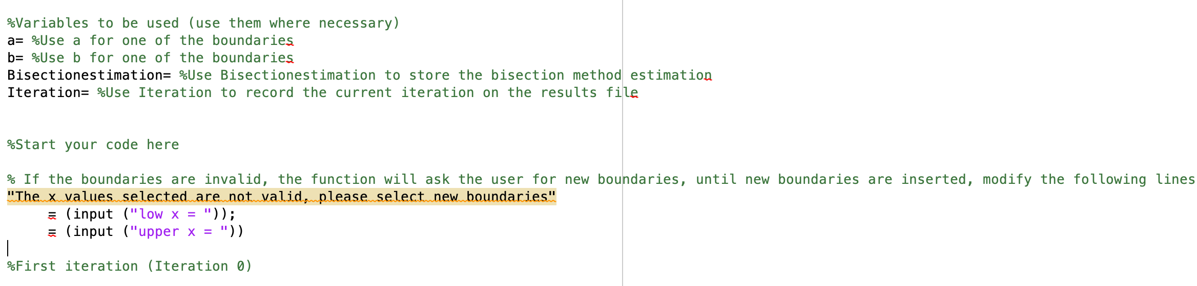 2.2 Development of Bisection method [1 Mark] Develop | Chegg.com