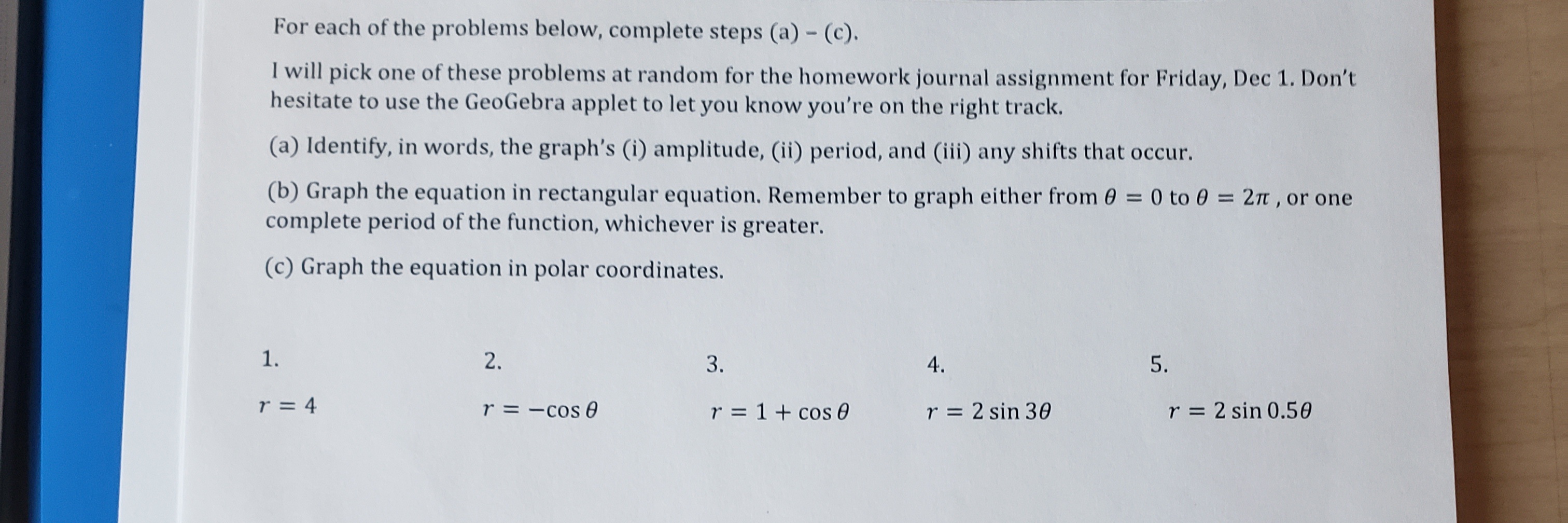 Solved For each of the problems below, complete steps | Chegg.com
