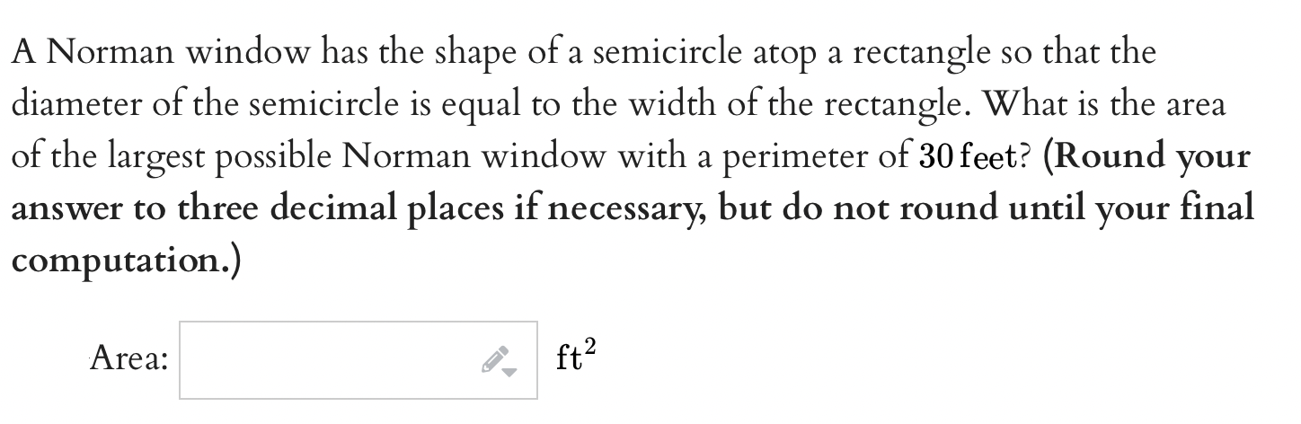 Solved A Norman window has the shape of a semicircle atop a | Chegg.com