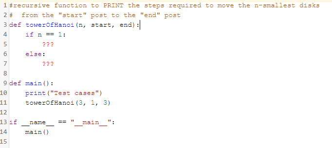 Tower of Hanoi puzzle: • Let disk 1 be the smallest, | Chegg.com
