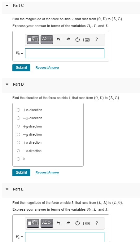Solved The net force on a current loop in a uniform magnetic | Chegg.com