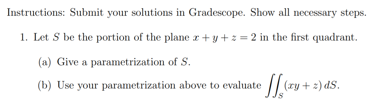 Solved Instructions: Submit your solutions in Gradescope. | Chegg.com