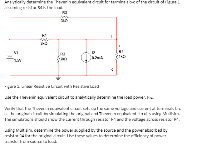 Solved Analytically determine the Thevenin equivalent | Chegg.com