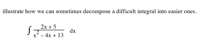 Solved illustrate how we can sometimes decompose a difficult | Chegg.com