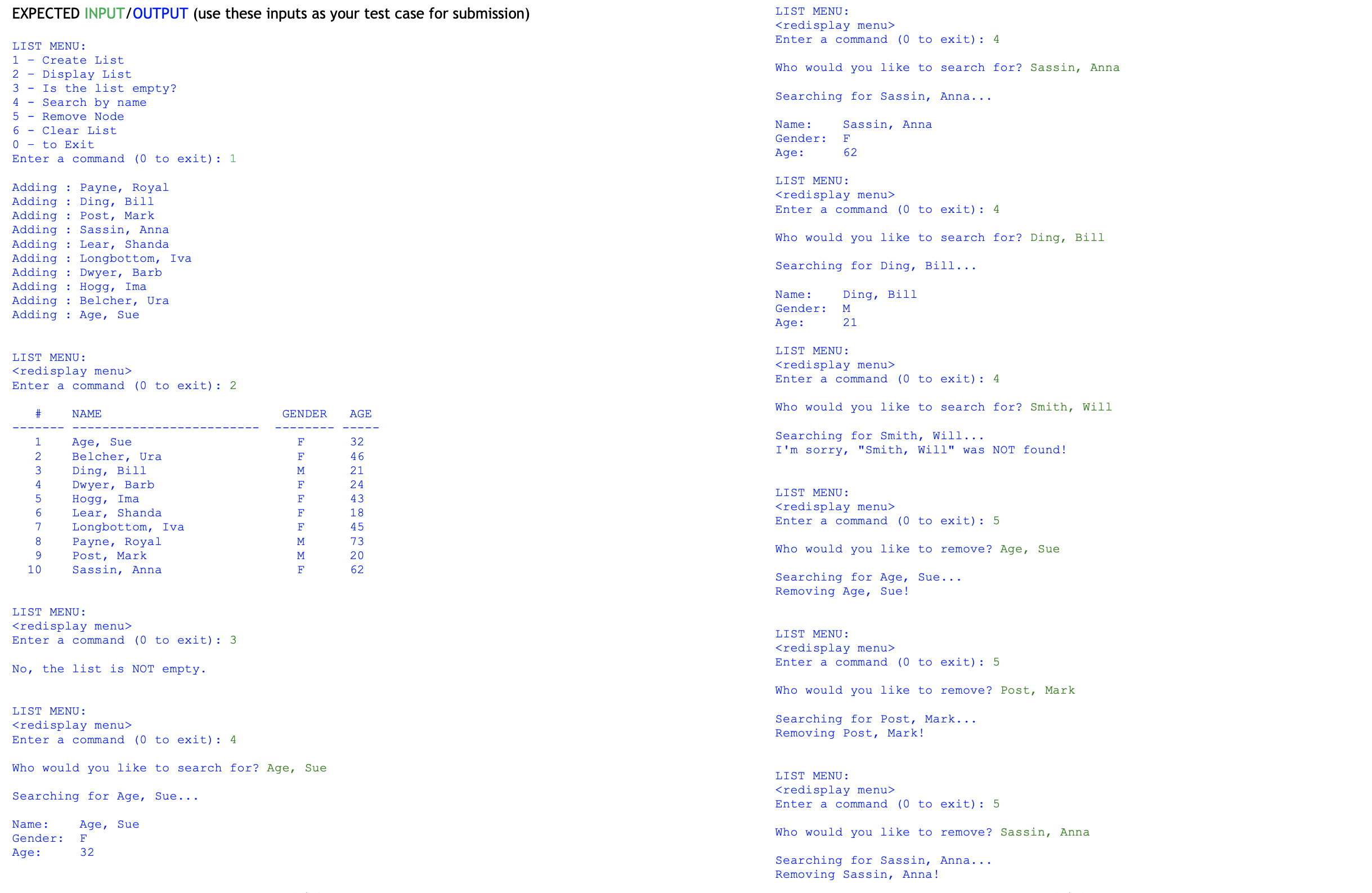 In C Write A Program That Implements A Doubly 