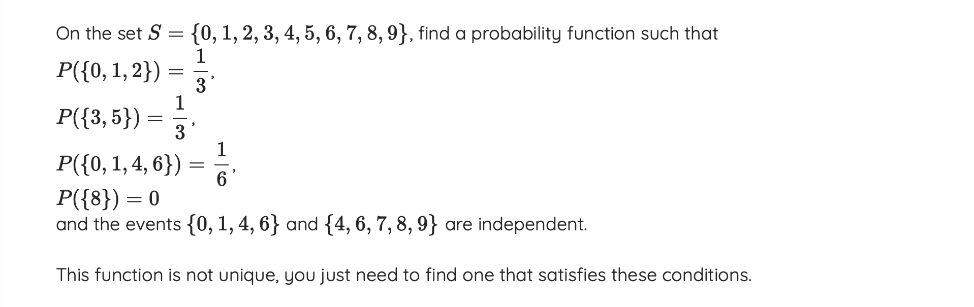 Solved On the set S={0,1,2,3,4,5,6,7,8,9}, find a | Chegg.com