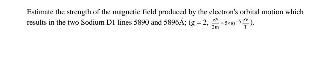 Solved Estimate the strength of the magnetic field produced | Chegg.com