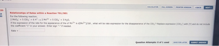 Solved CALCULATOE PULL SCREEN PRINTER VERSION NEXT 18ACK CES | Chegg.com