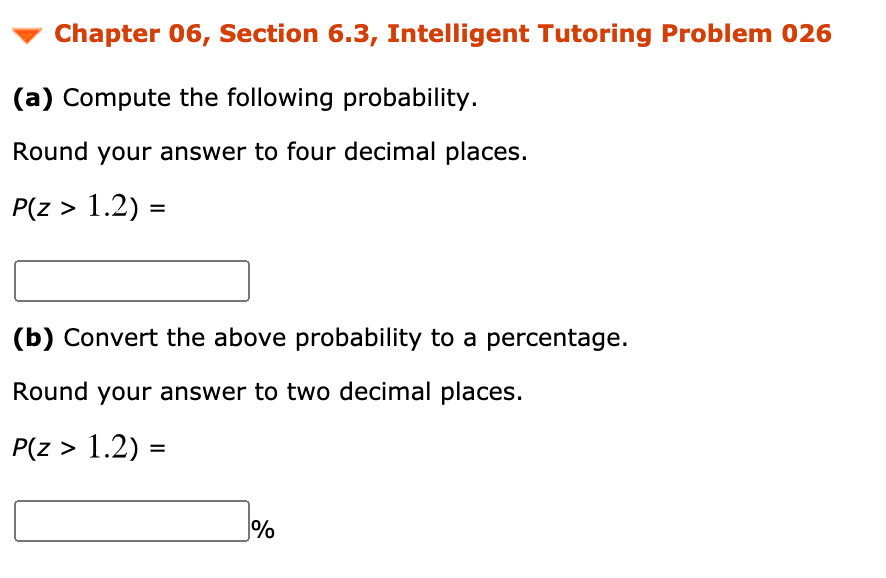 Solved Chapter 06, Section 6.3, Intelligent Tutoring Problem | Chegg.com