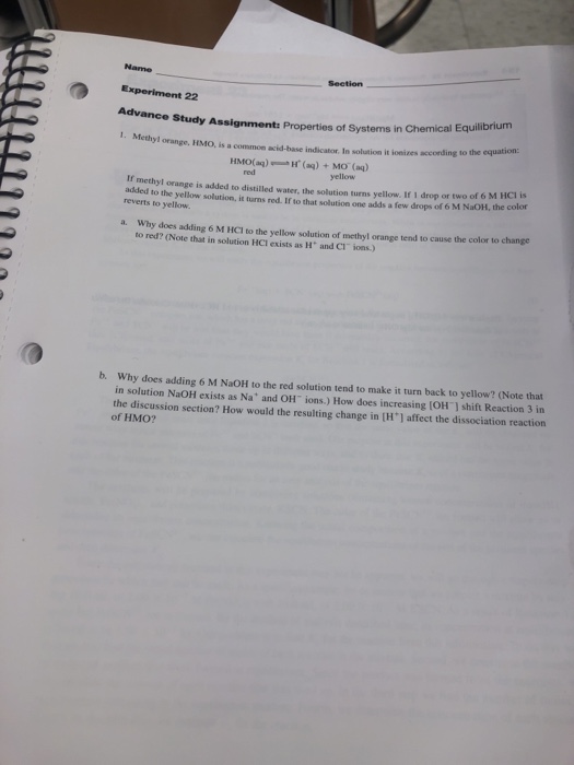Solved Section Advance Study Assignment: Properties of | Chegg.com
