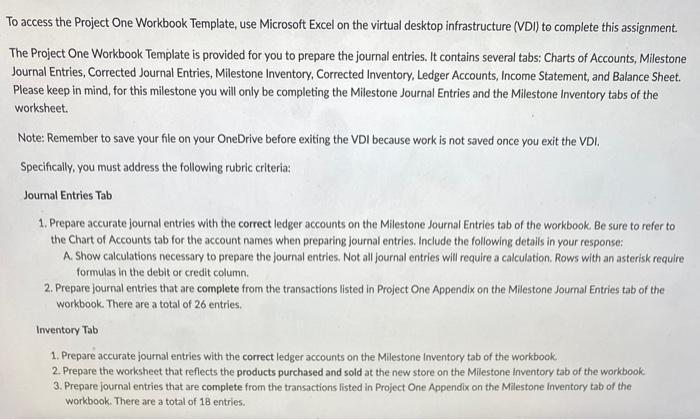 The milestone for Project One involves applying | Chegg.com