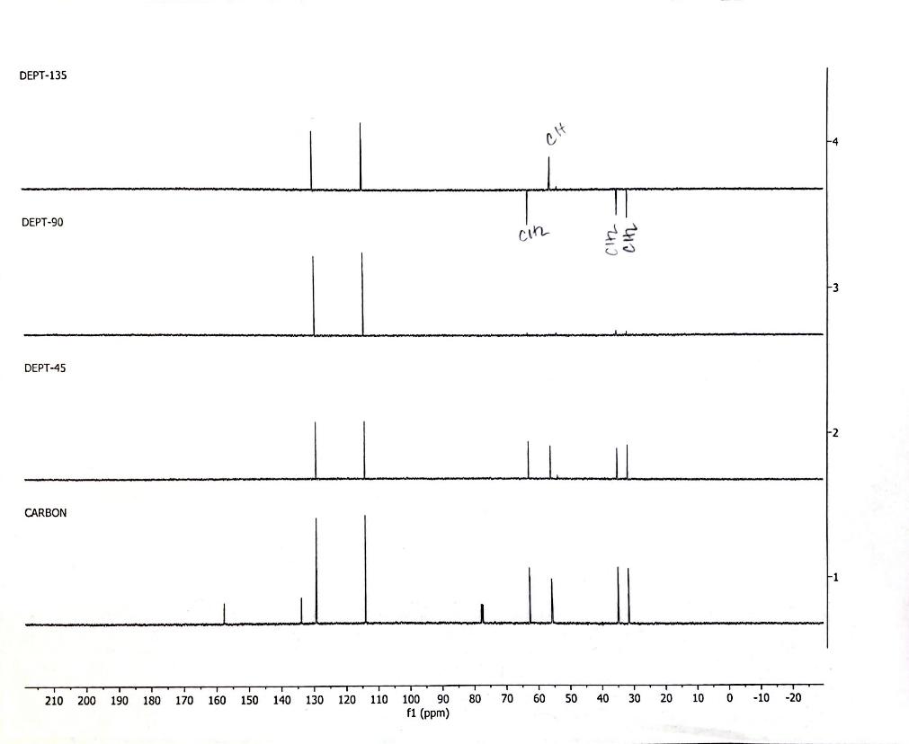 Solved DEPT-135 DEPT-45 CARBON\begin{tabular}{|l} | Chegg.com
