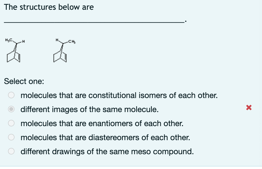Solved The compounds represented by the two Fisher | Chegg.com