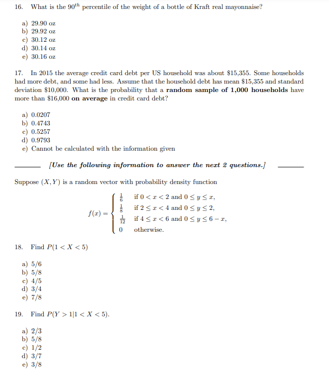 Solved 12 Let X Be A Continuous Random Variable With Its
