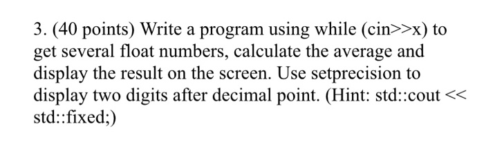 Solved Write A C Program That Accomplishes The Following 