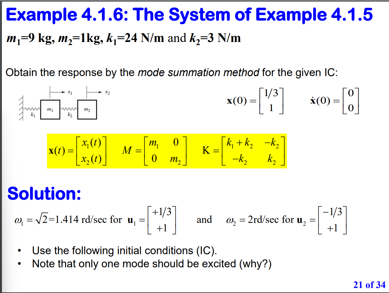 Solved Class Mechanical Vibrations:*****Alright look, I need | Chegg.com