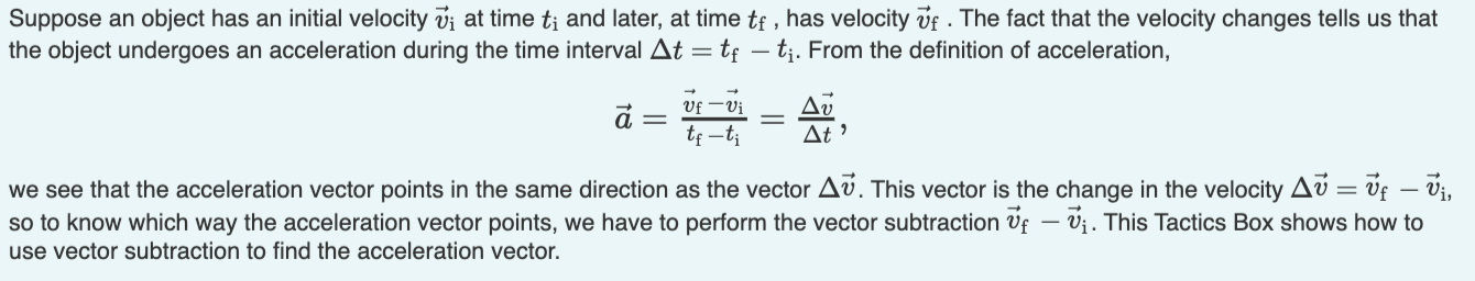 Suppose An Object Has An Initial Velocity Vi At Time