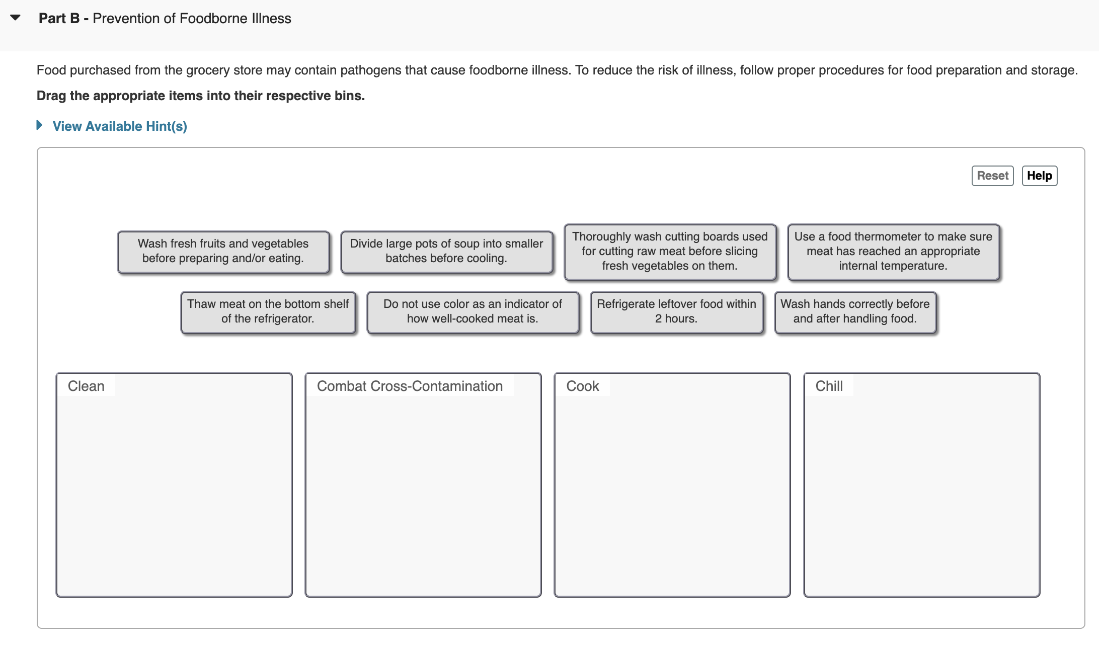Solved Food purchased from the grocery store may contain | Chegg.com
