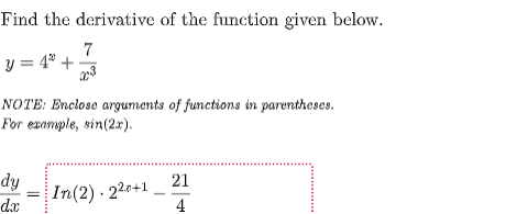 Solved w2.7 Find the derivative of g(w) '(w) 2.7 w1.7 X | Chegg.com