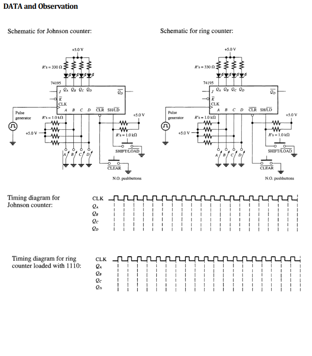Solved this is the lab shift register counter I need to see | Chegg.com